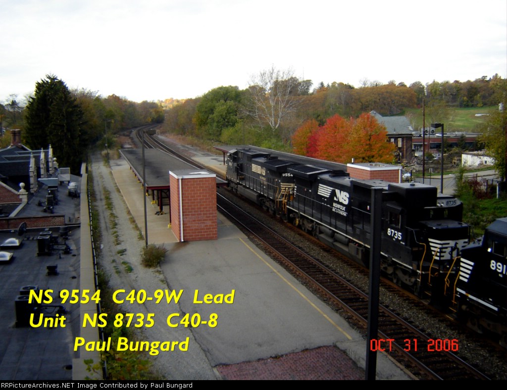 NS 9554 C40-9W NS 8735 C40-8 10/31/2006